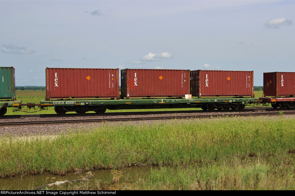 DODX Loaded Flat Car